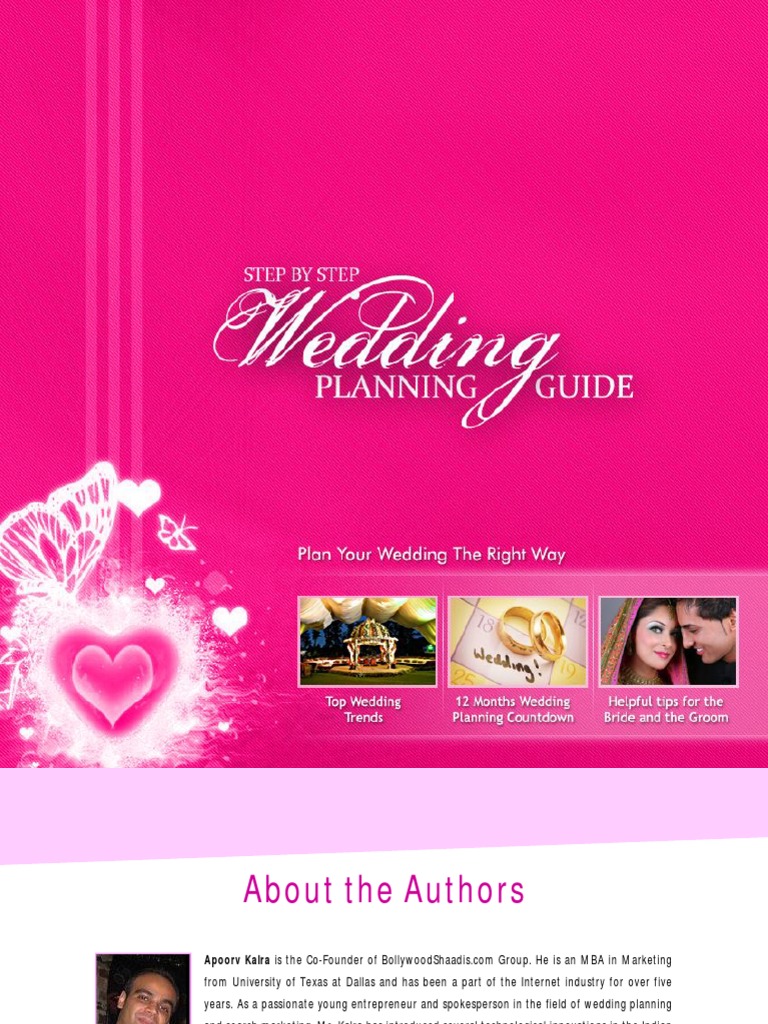 Wedding Planning Guide | PDF | Wedding | Bride