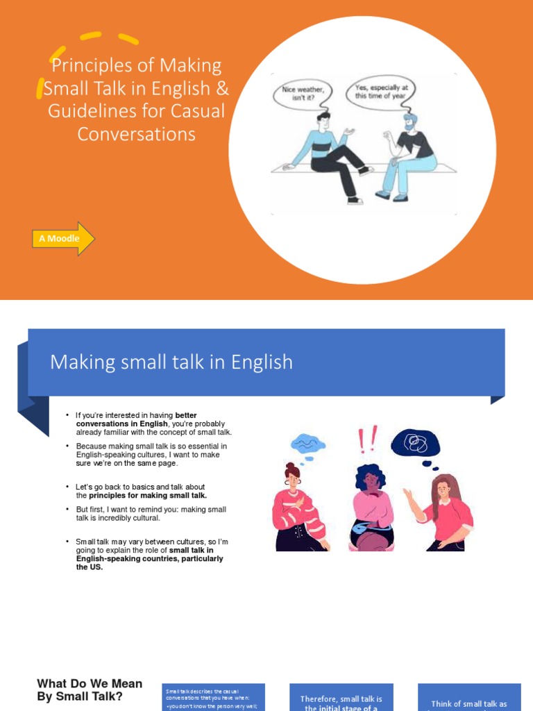 Small Talk | PDF | Communication | Human Communication