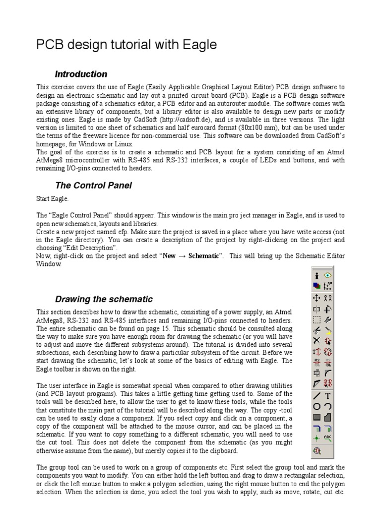 Pcb Design Tutorial With Eagle Schematic This Will Bring Up The