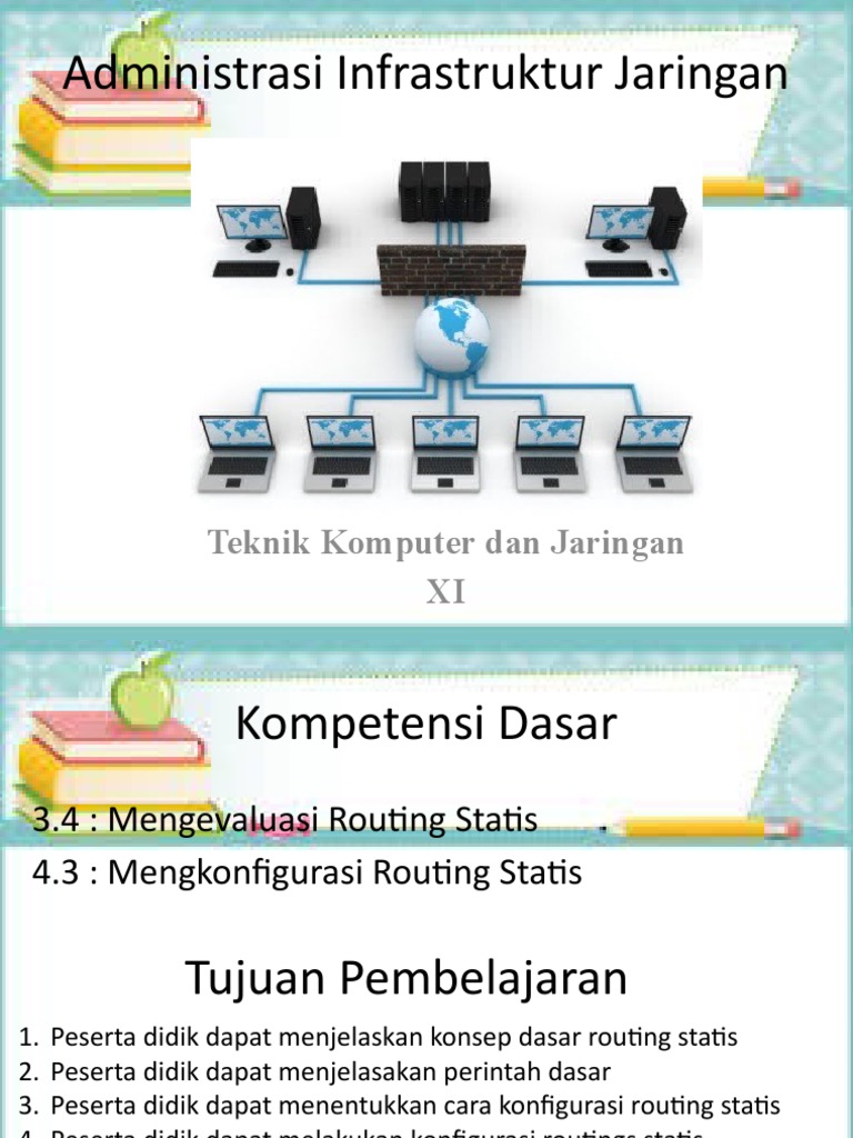 Panduan Routing Statis Cisco IOS | PDF | Komputer | Teknologi & Rekayasa