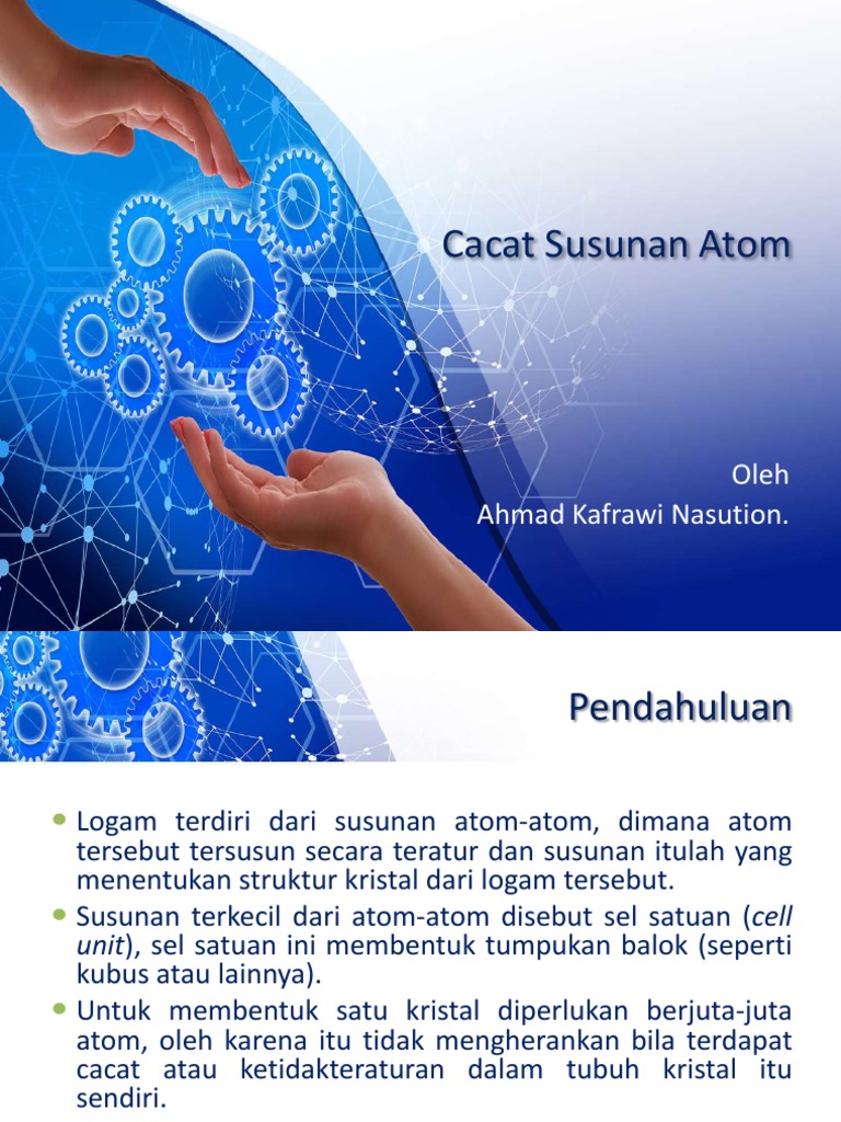 2313f 3. Cacat Susunan Atom | PDF