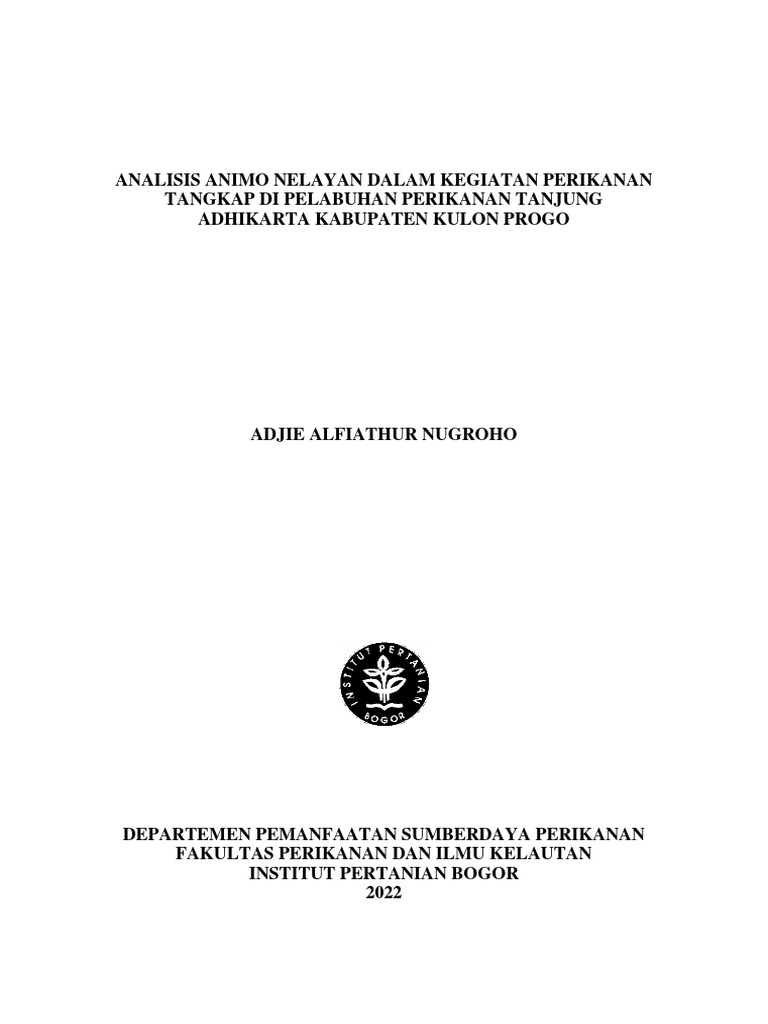 SKRIPSI - Pelabuhan Adikarta | PDF