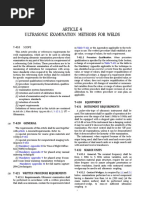 ASME Section V Article 4 Overview | PDF