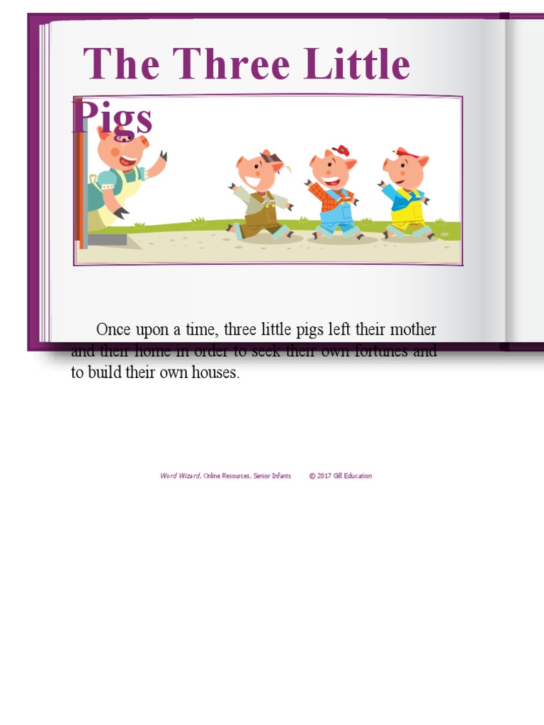 The Three Little Pigs Original | PDF
