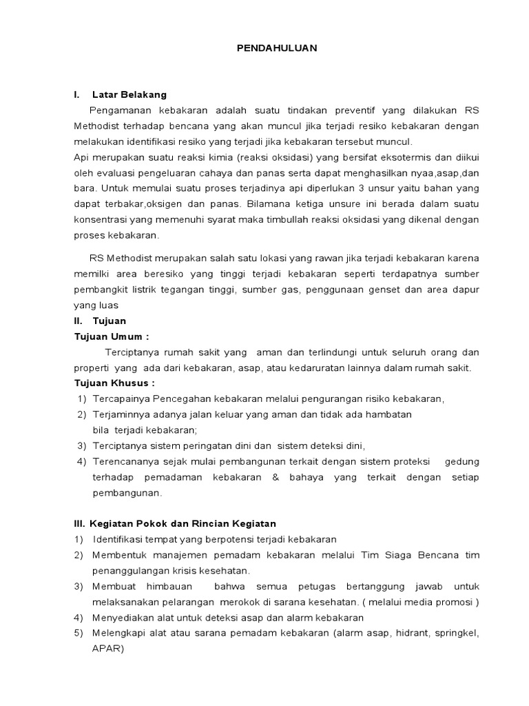 MFK 7. Program Pengamanan Kebakaran | PDF