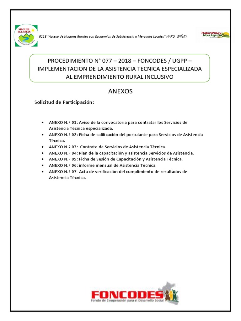 Anexos 1-7 Atec | PDF