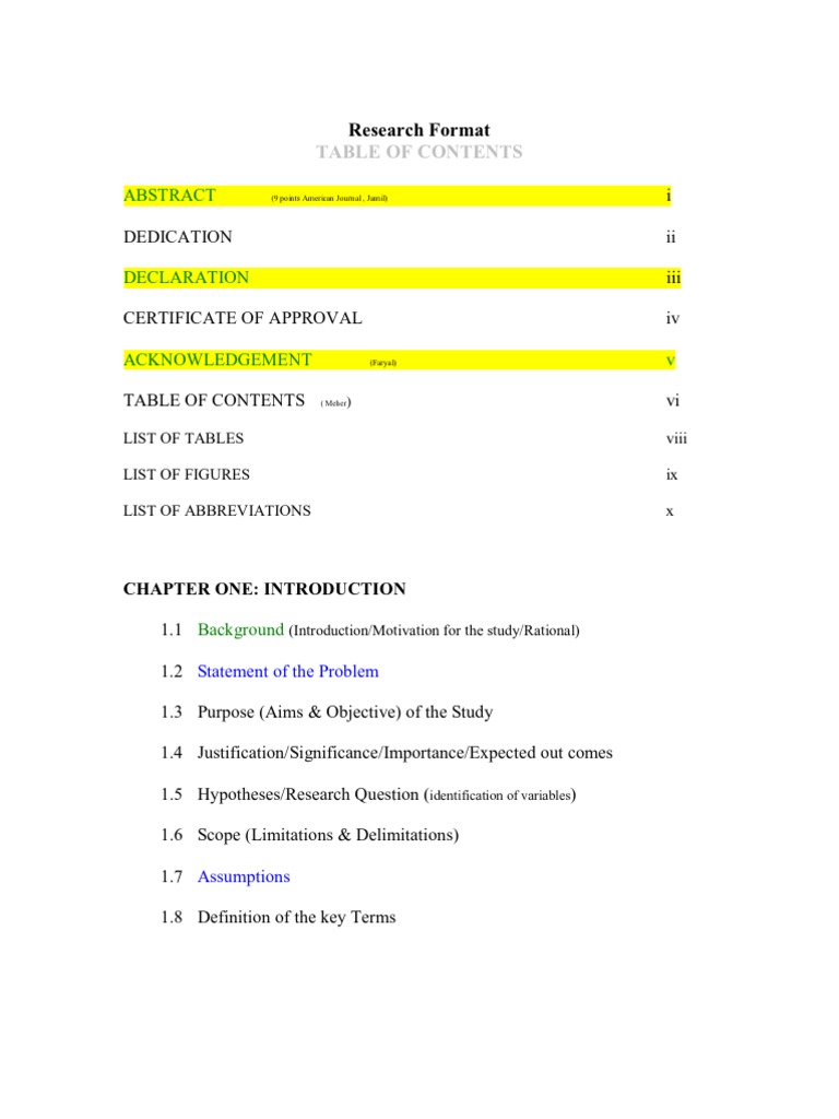 Research Format Scribd | PDF