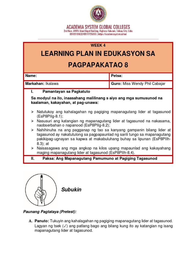 ESP 8 Module 4 | PDF