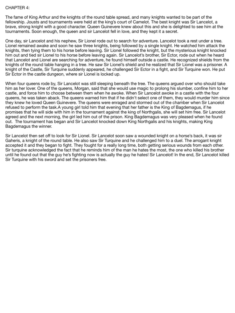 Blank 20 | PDF | Lancelot | Middle English Literature