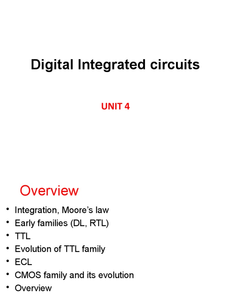 UNIT 4 Digital Integrated Circuits | PDF | Random Access Memory | Dynamic Random Access Memory