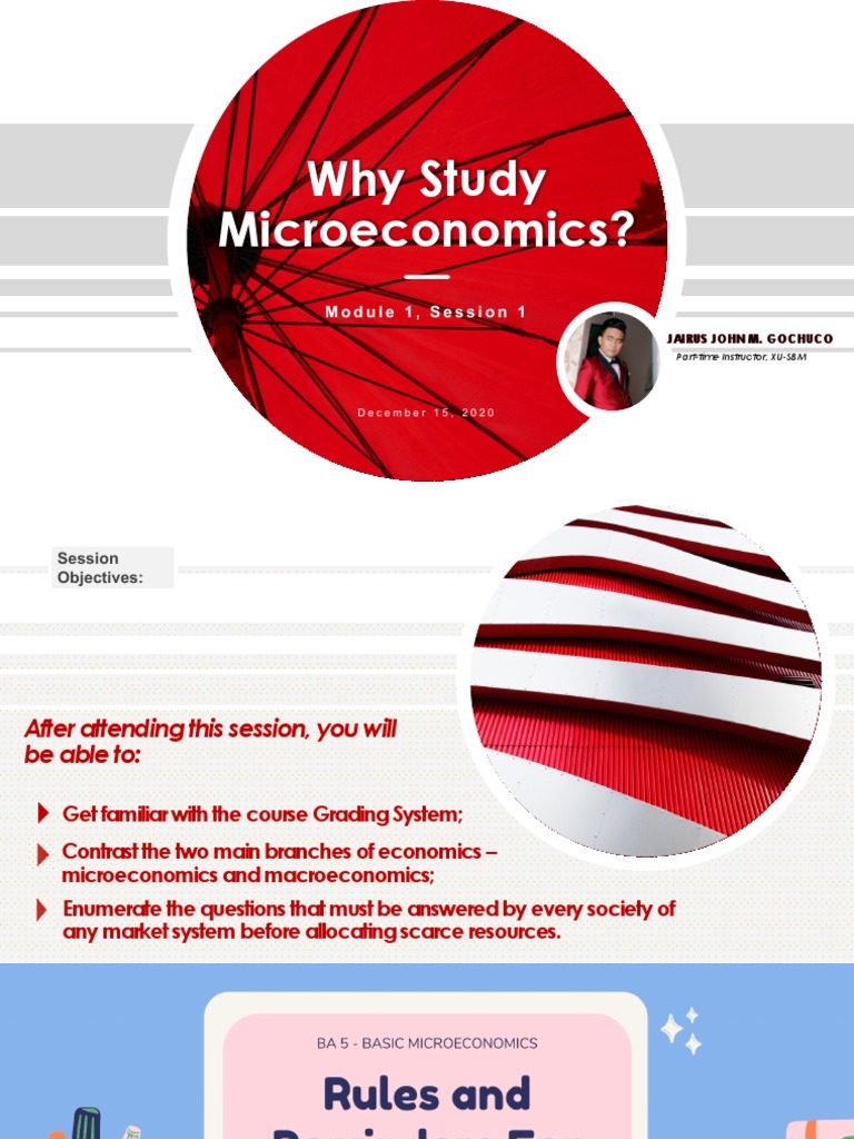 Ba 5 Module 1 Session 1 Pdf Microeconomics Macroeconomics