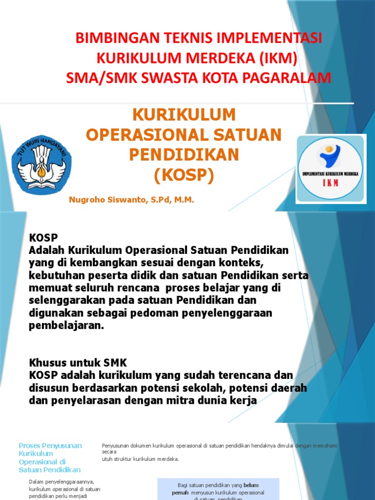 IHT - Materi KOSP | PDF
