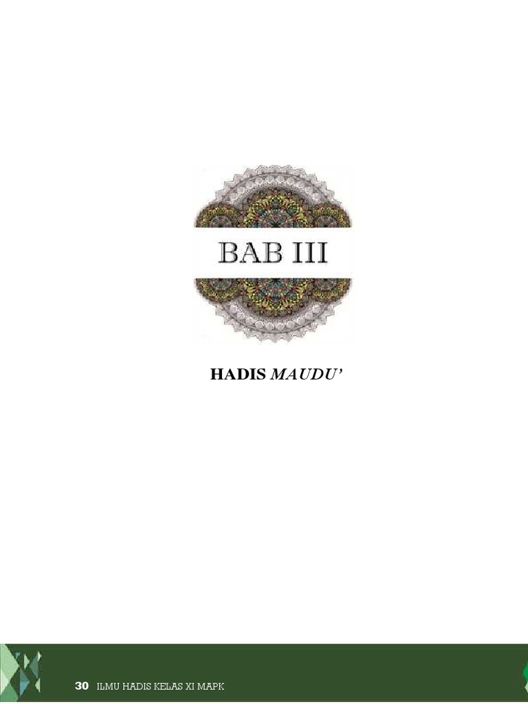 Memahami Hadis Maudhu': Definisi dan Sejarah | PDF | Agama & Spiritualitas
