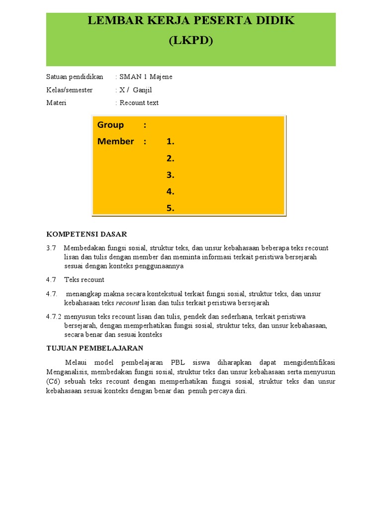 Lampiran 3 LKPD | PDF | Military | Indonesia