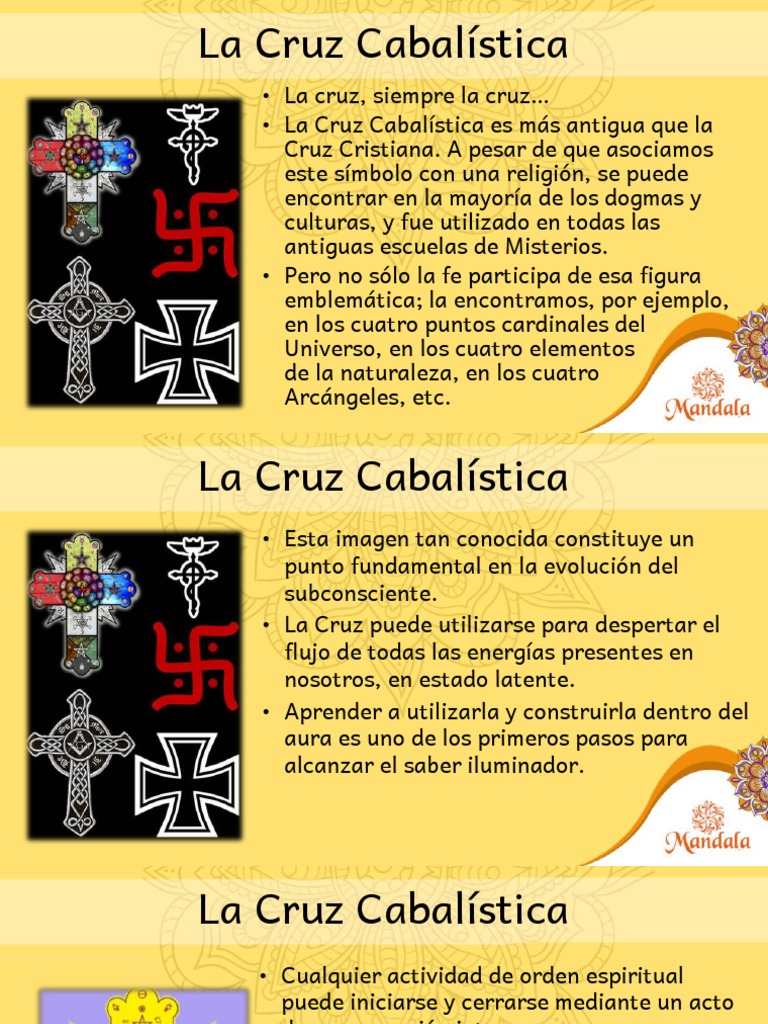 La Cruz Cabalística: Guía Práctica | PDF | Kábala | Aura (paranormal)