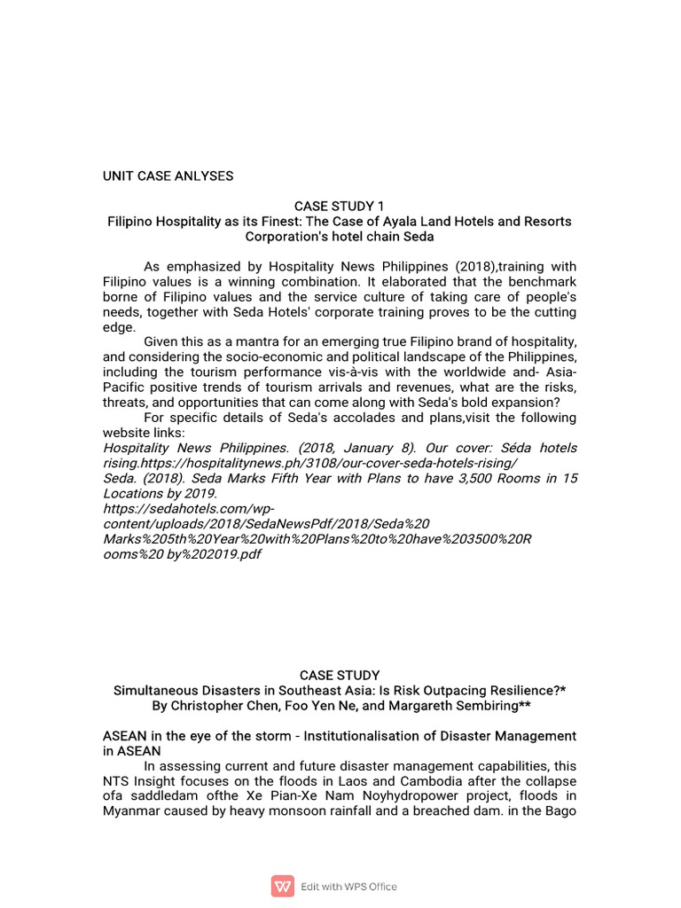 Case Study Risk MGT | PDF