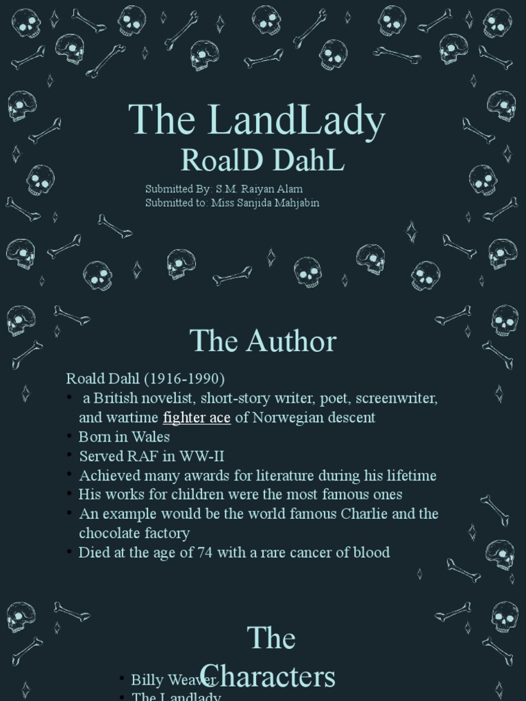 The Landlady | PDF