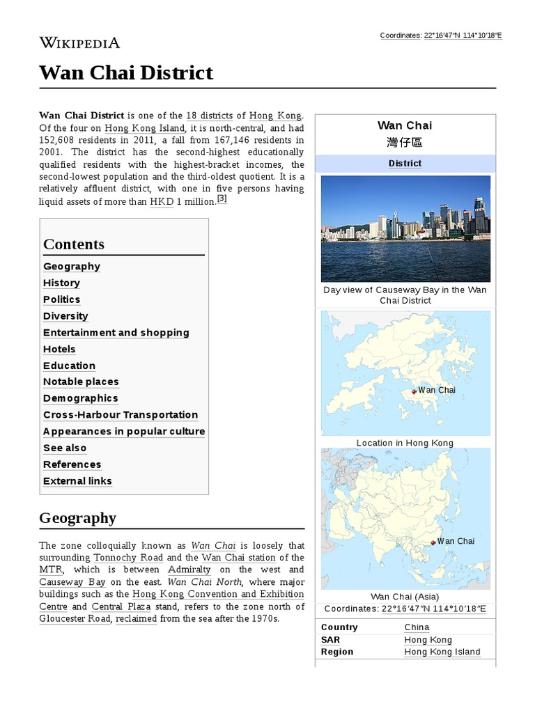 Wan Chai District | PDF