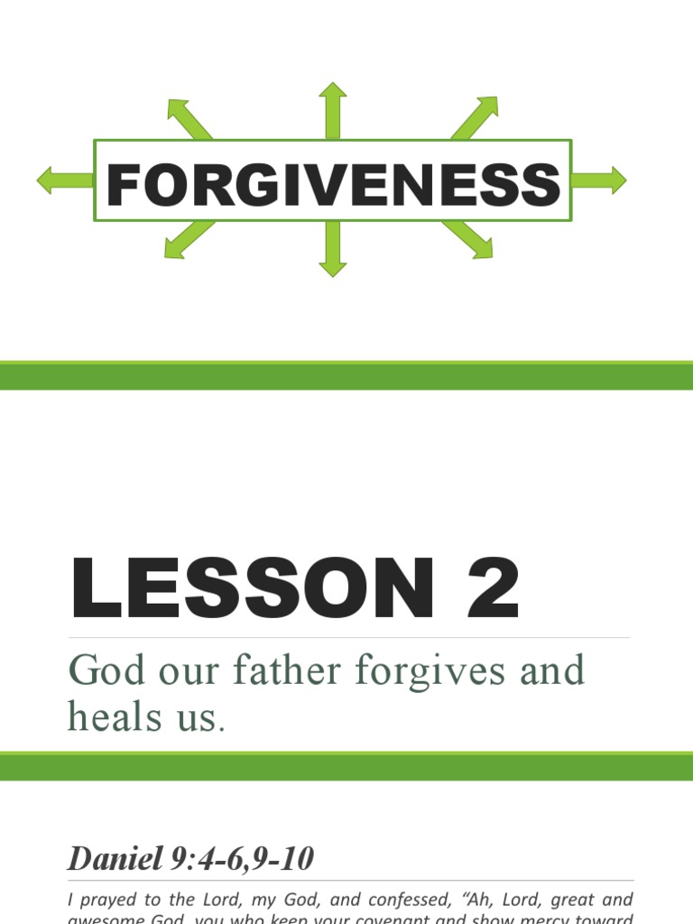 Lesson 2 | PDF | Forgiveness | Abrahamic Religions