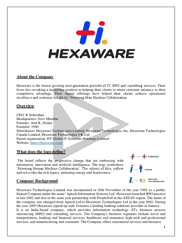 Hexaware Technologies | PDF | Business