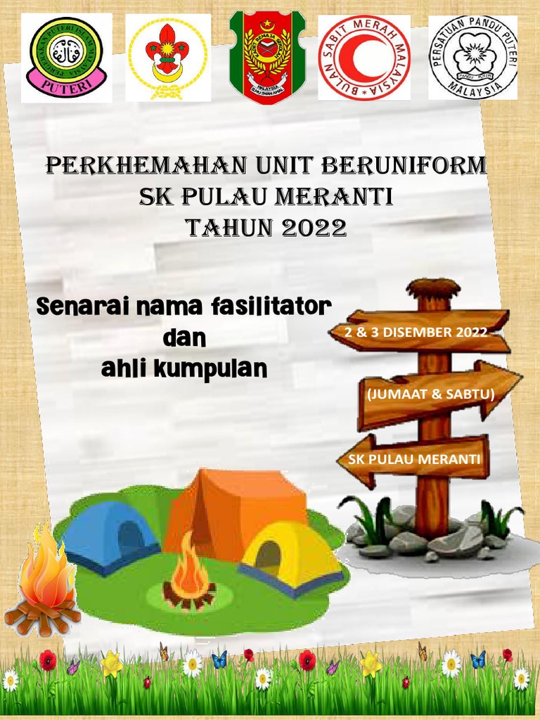 Senarai Nama Fasilitator Dan Murid Perkhemahan SKPM 2022 | PDF