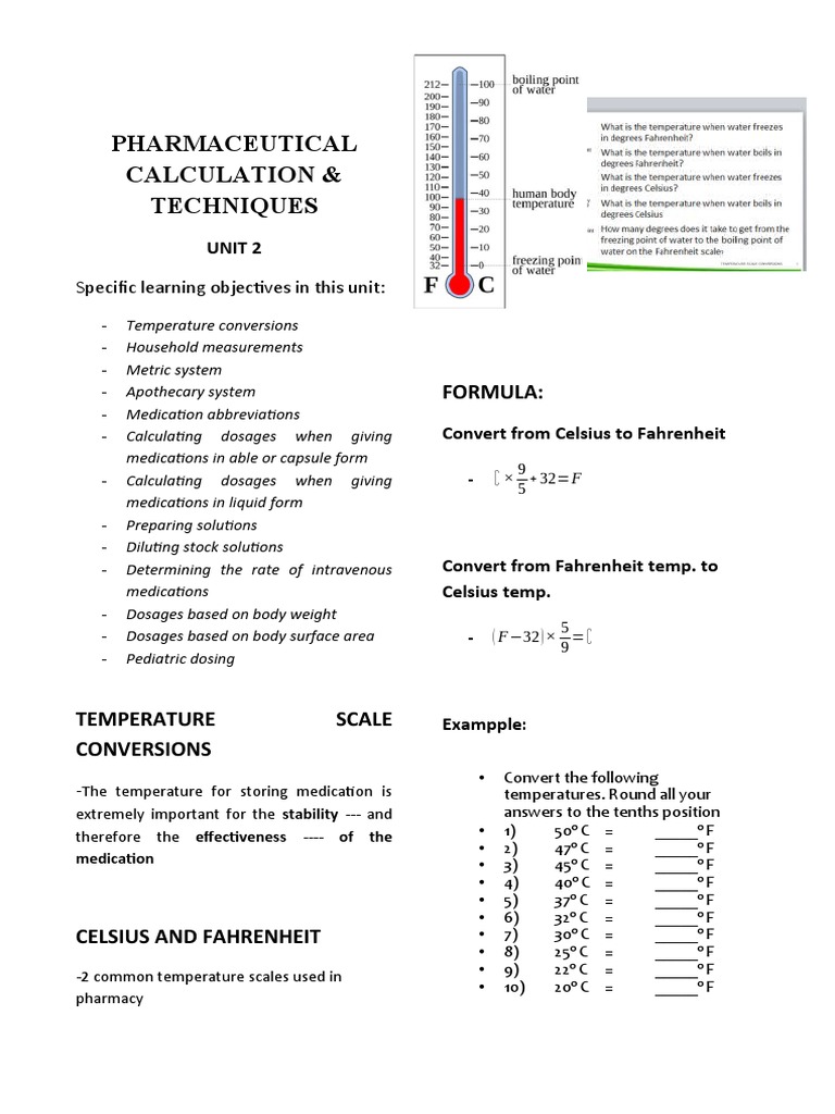Pharmaceutical Calculation | PDF | Medical Prescription | Dose ...