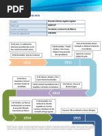 LINEA DEL TIEMPO de La Revolucion Mexicana | PDF
