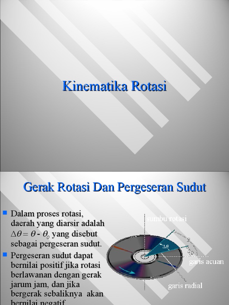 M2-3 Kinematika Rotasi | PDF