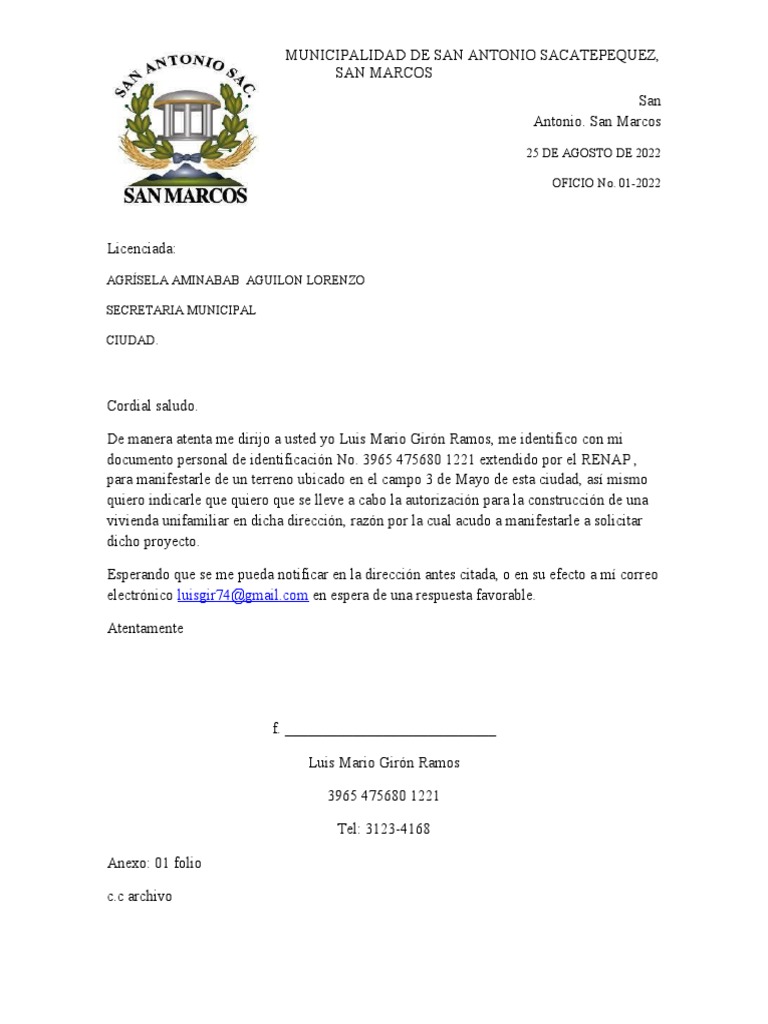 Oficio Administrativo | PDF