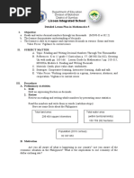 Detailed Lesson Plan Math 5 | PDF | Numbers | Lesson Plan