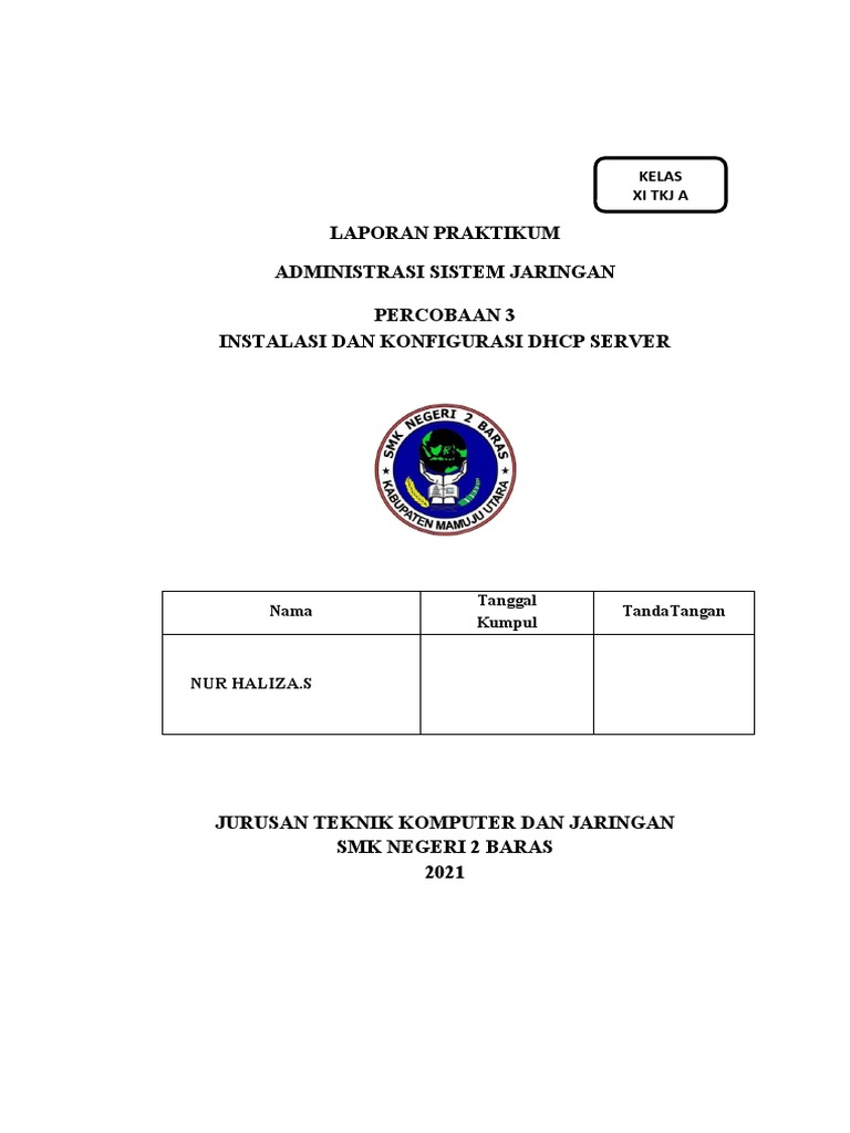 Format Laporan Praktikum ASJ | PDF