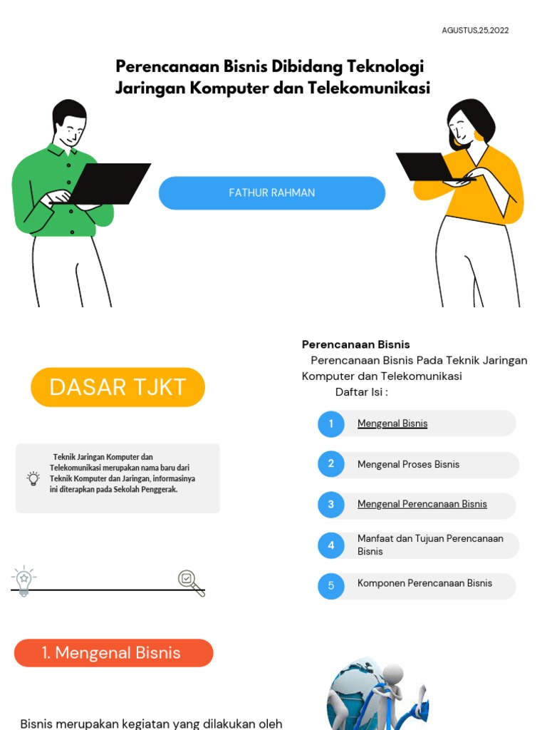 Perencanaan Bisnis Di TJKT | PDF