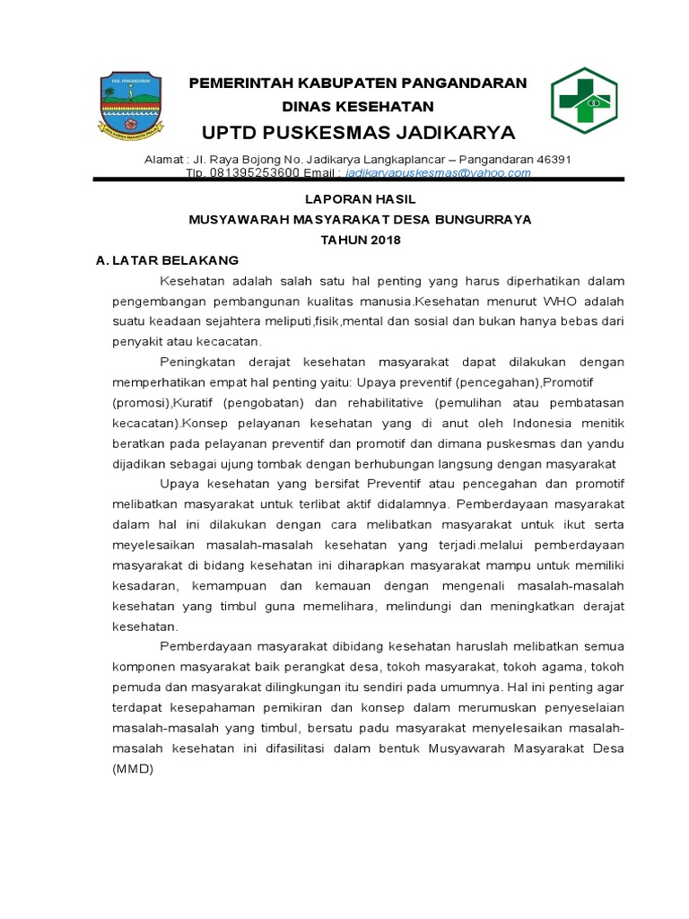 4.1.1 Ep 3 1. Beres SMD, MMD Bungurraya | PDF