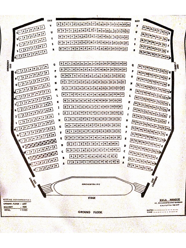 Kala Mandir - Floor Plan | PDF