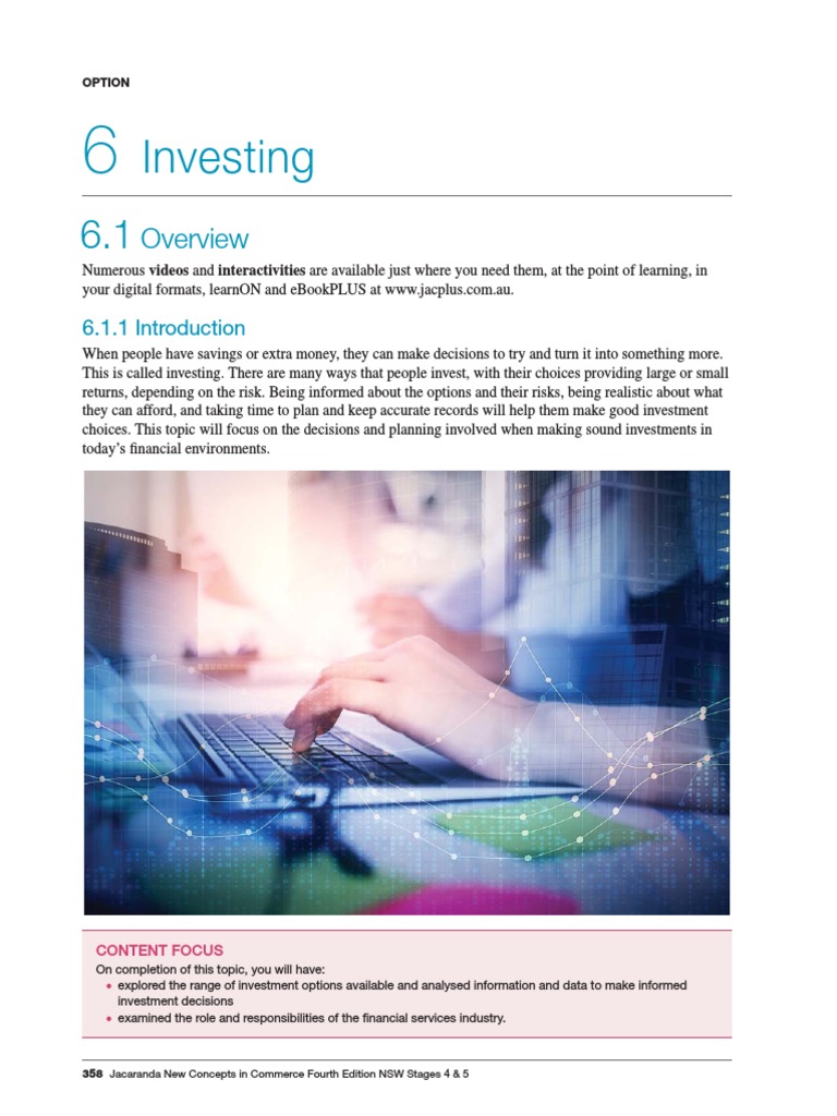 Topic 6 - Investing | PDF | Stocks | Loans