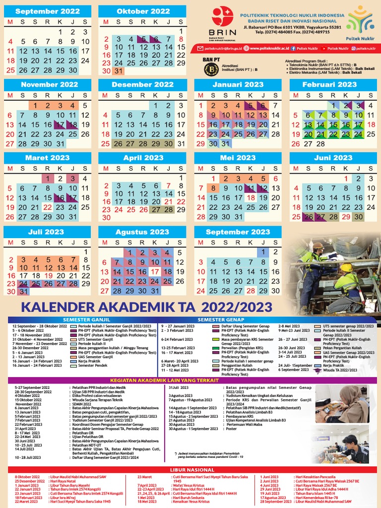 Kalender Akademik TA 2022/2023 | PDF | Teknologi & Rekayasa