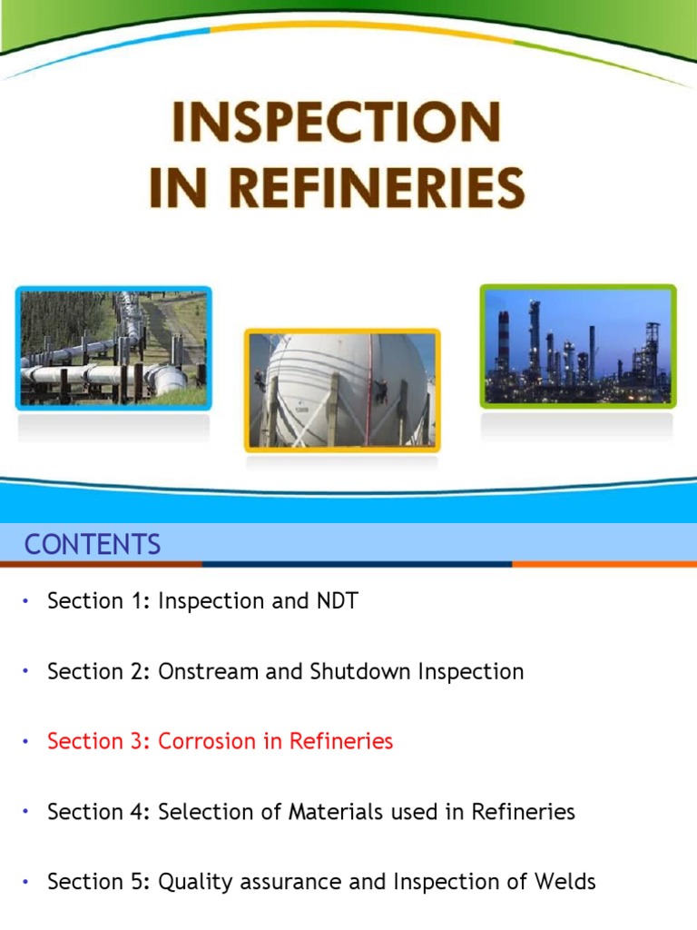 Section 3 Corrosion in Refineries | PDF | Corrosion | Sodium Hydroxide