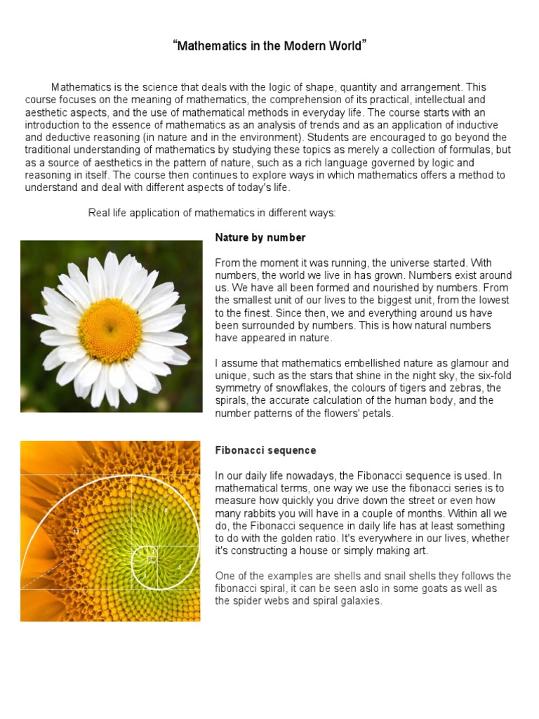 (Math) Vignette | PDF | Mathematics | Science