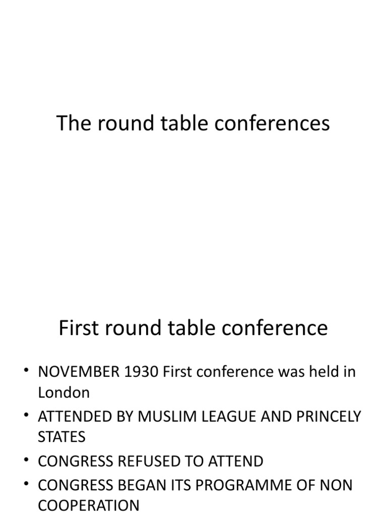 The Round Table Conferences | PDF | Pakistan | South Asia