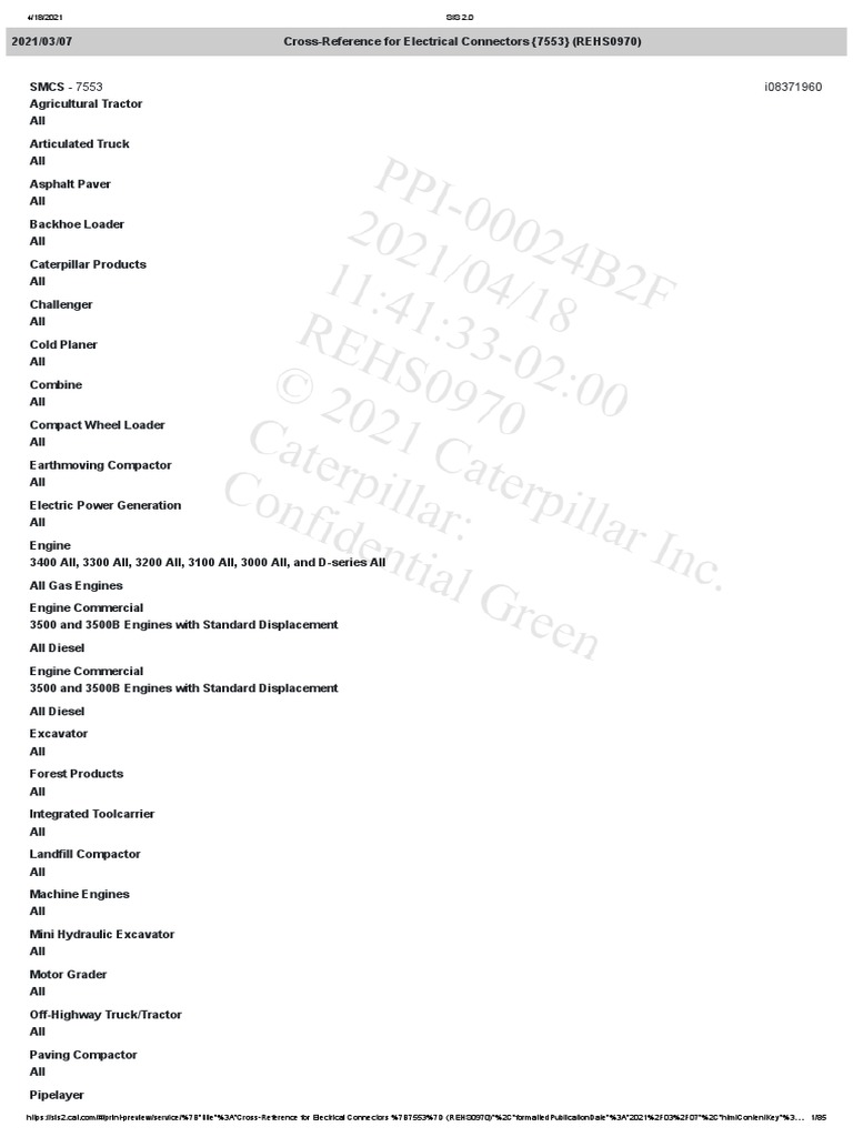Cat Connectors | PDF | Electrical Connector | Ac Power Plugs And Sockets