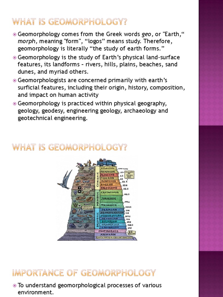 Introduction To Geomorphology | PDF