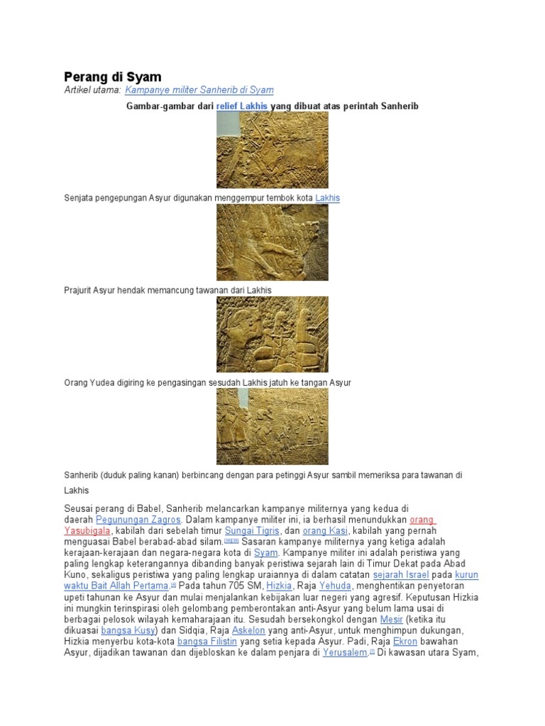 Perang Di Syam | PDF