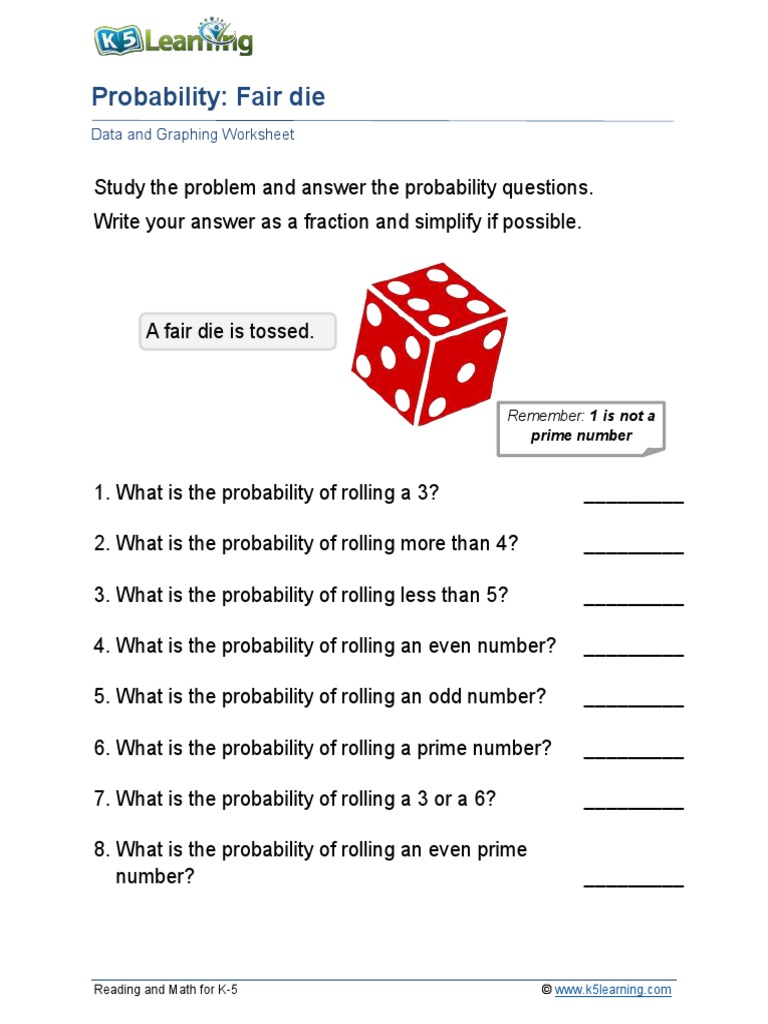 Grade 5 Probability A | PDF | Self-Improvement
