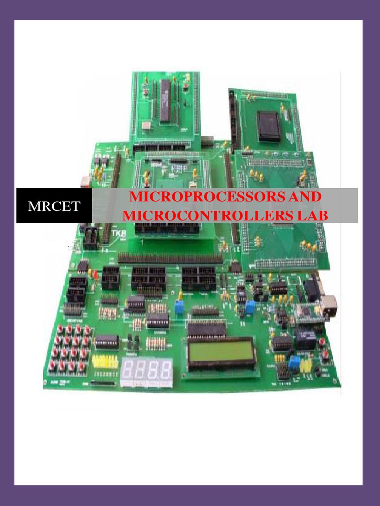 MPMC Lab Manual | PDF | Assembly Language | Engineering MPMC Lab Manual | PDF | Assembly Language | Engineering