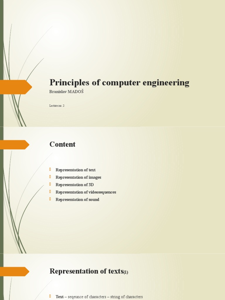 Pce Lecture No.2 | PDF | Pixel | Ascii