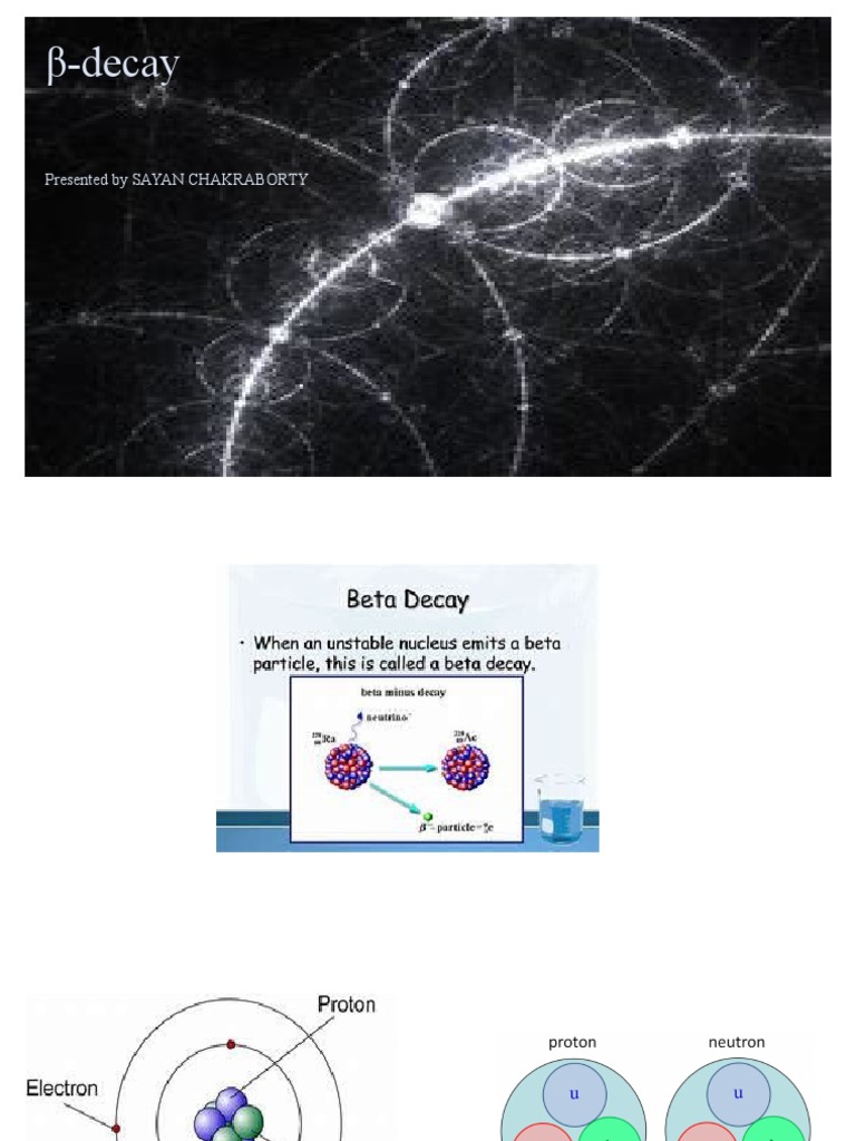 Beta Decay | PDF | Neutrino | Chemistry