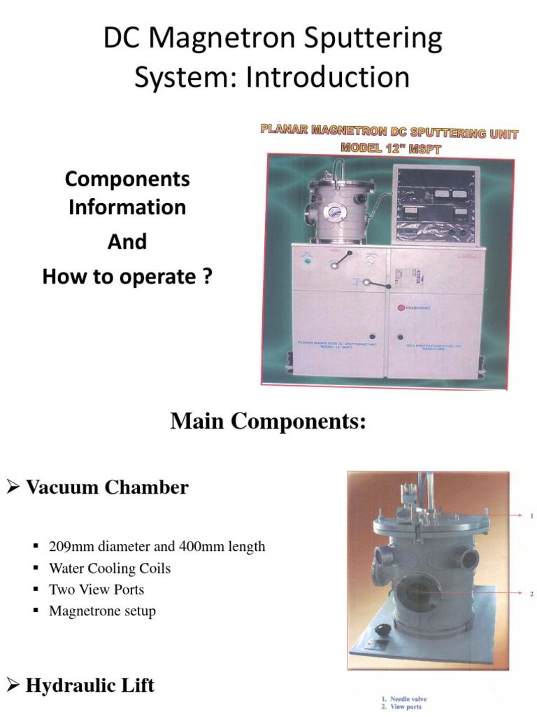 A Comprehensive Guide to DC Magnetron Sputtering: Components, Operating ...