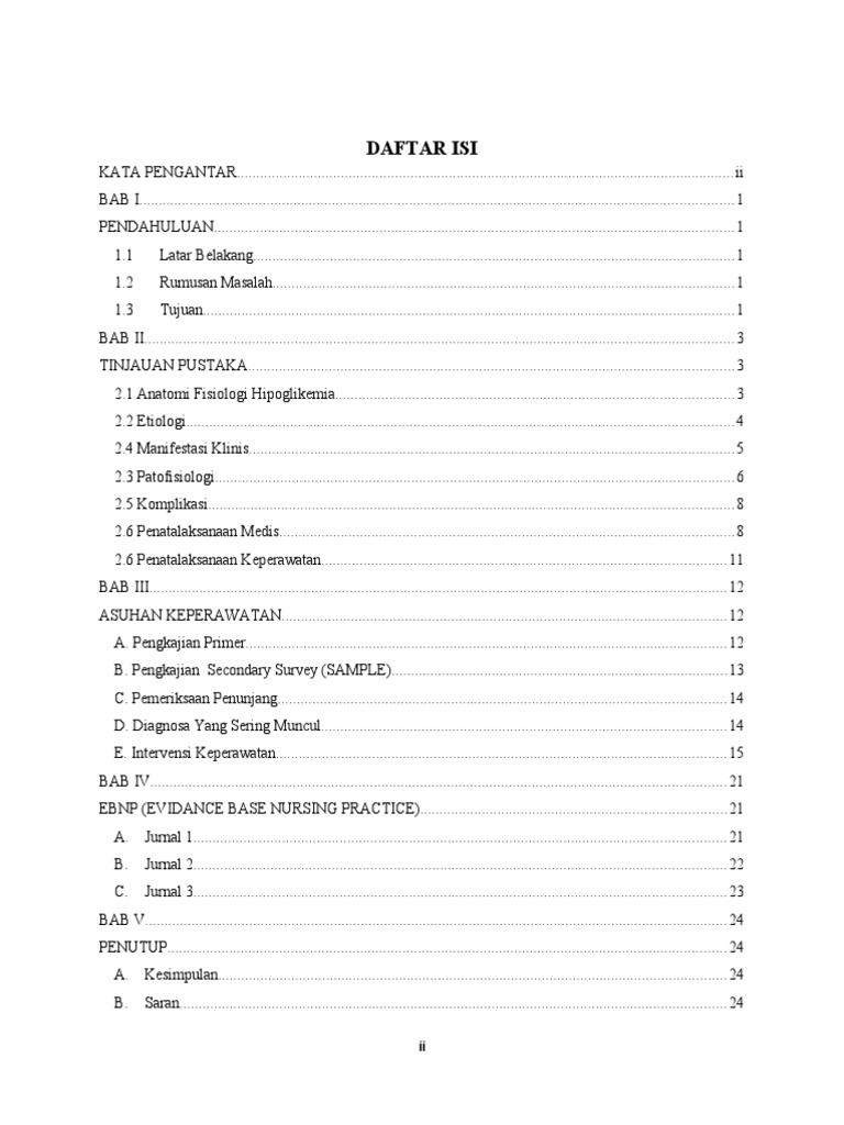 KLP 1 - A1 2020 - Makalah Hipoglikemia KGD. | PDF