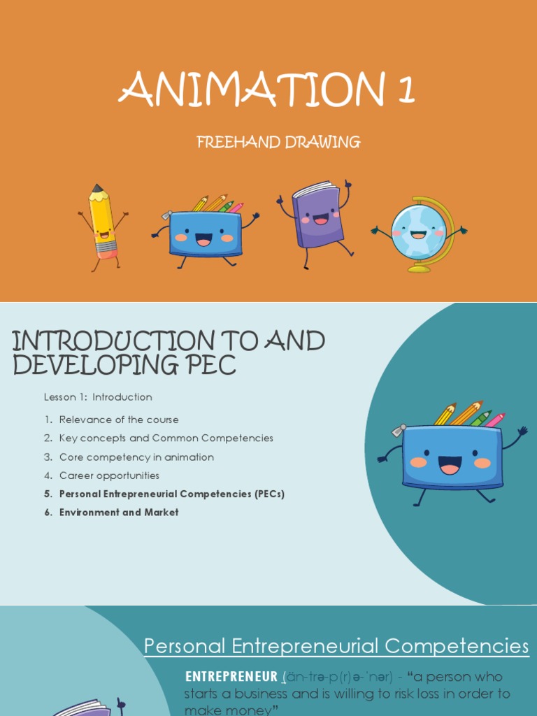 Animation & Entrepreneurial Skills Guide | PDF | Animation ...