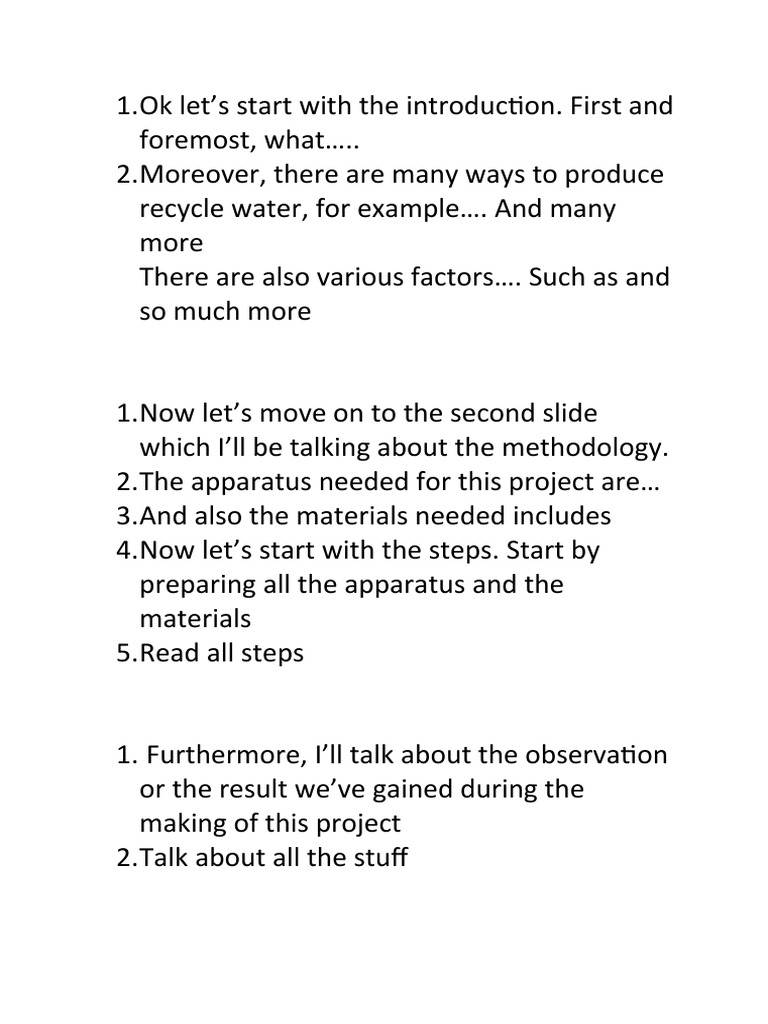 Bio Presentation Script | PDF